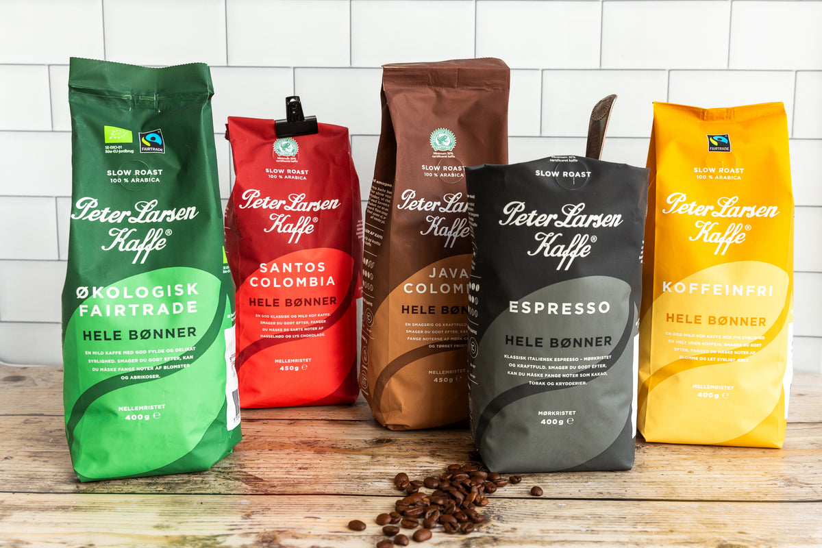 Samlet om kaffen Køb din kaffe her ⇒ – Peter Larsen Kaffe Shop